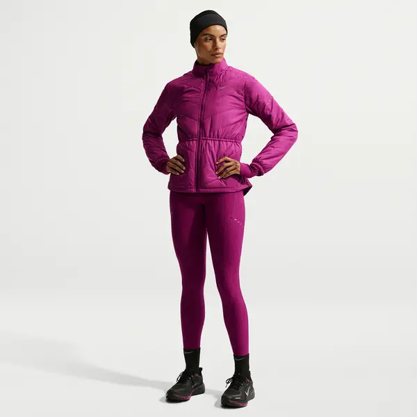 Nike Swift Therma-fit High-waisted Running Leggings - Red