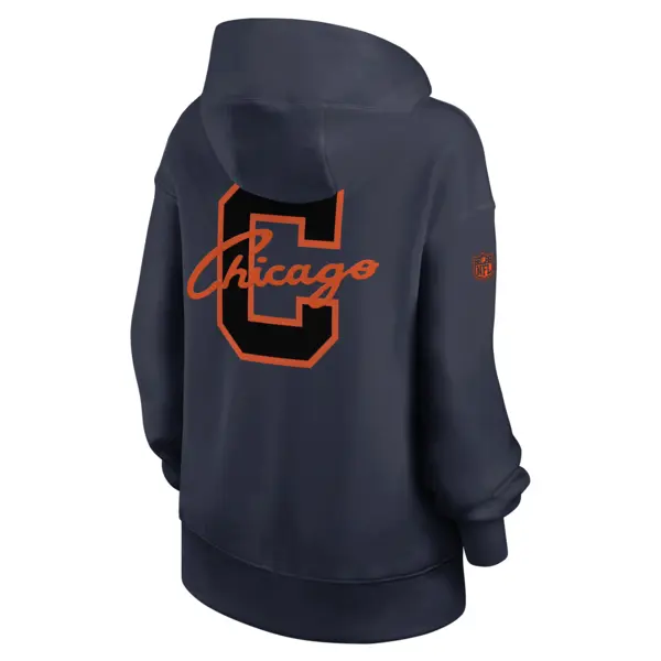 Nike Chicago Bears Rivalries Collection Phoenix Nfl Oversized Pullover Hoodie