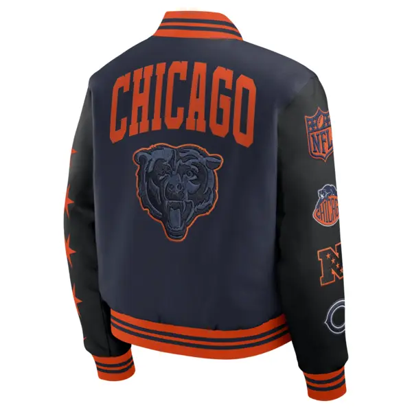 Nike Chicago Bears Rivalries Collection Nfl Full-snap Varsity Jacket
