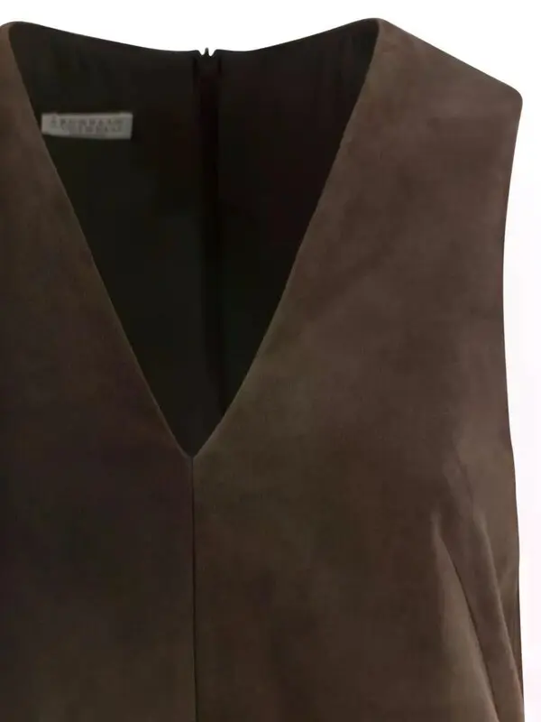 Brunello Cucinelli Suede Mini Dress