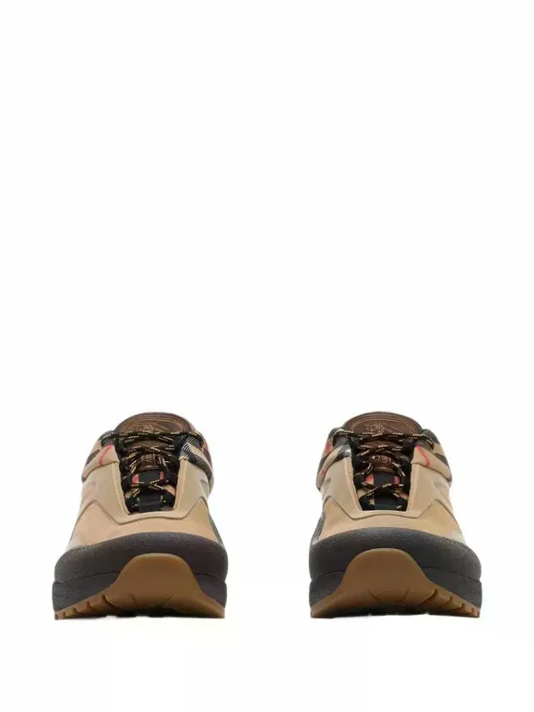 Burberry Check And Mesh Discover Sneakers