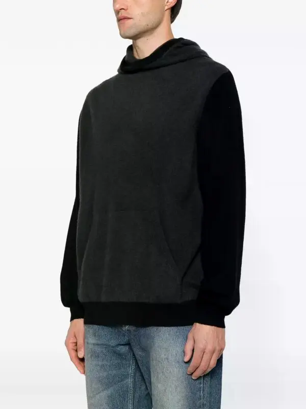Frenckenberger Two-tone Cashmere Hoodie