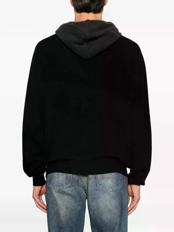 Frenckenberger Two-tone Cashmere Hoodie