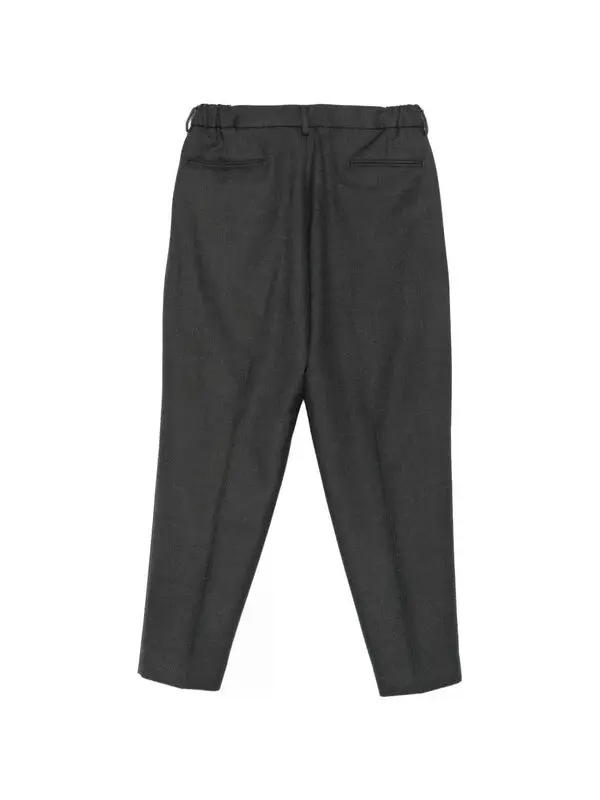 BE ABLE Pleated Elasticated-waistband Trousers