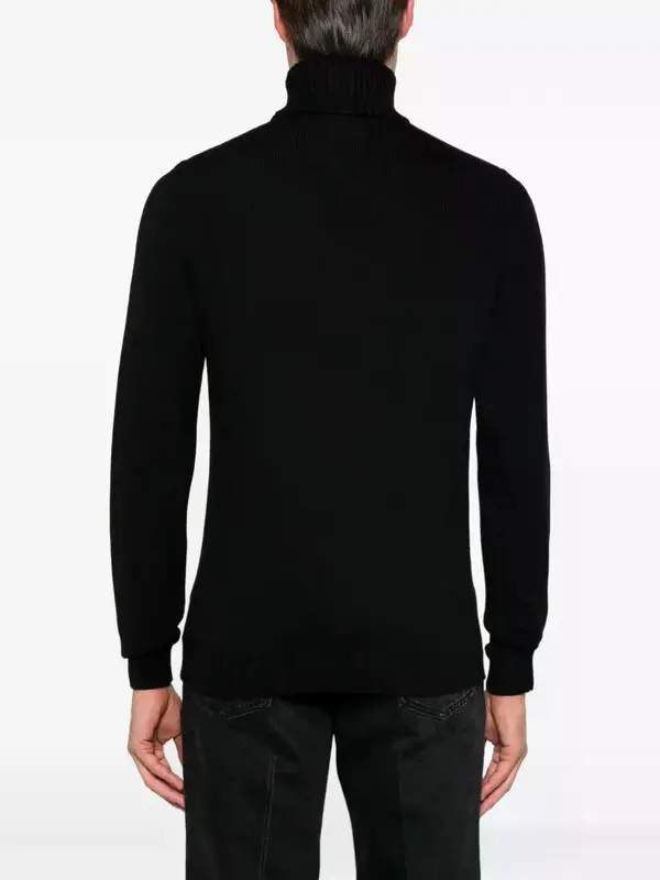 JEORDIE'S Ribbed-knit Roll-neck Sweater