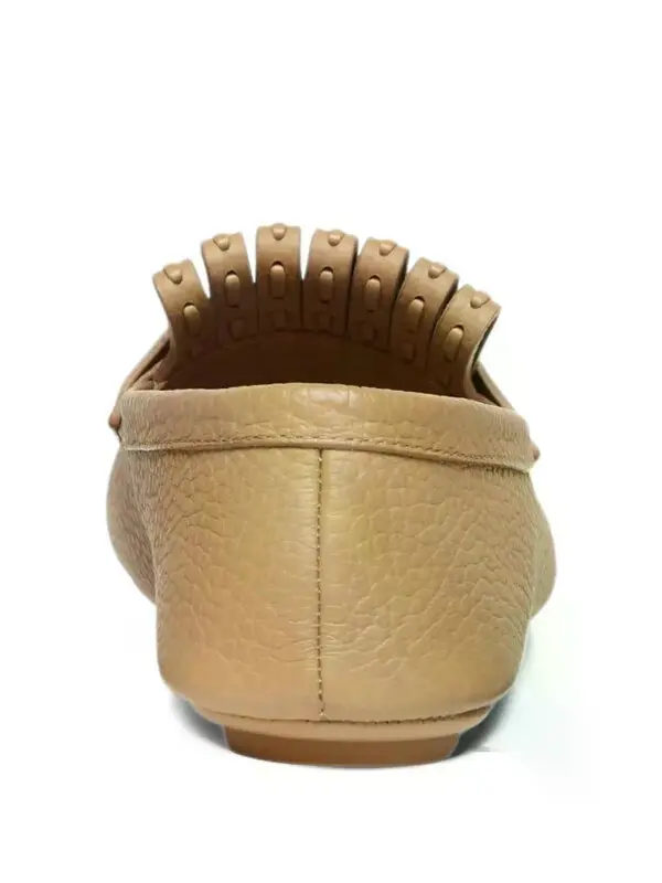 Fendi Selleria Fringed Leather Loafers