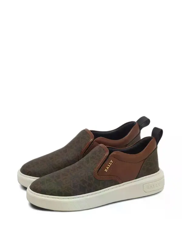 Bally Mardy Monogram Slip-on Sneakers