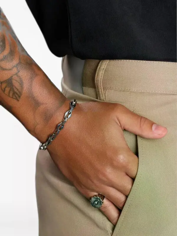 NIALAYA JEWELRY Geometric-link Bracelet