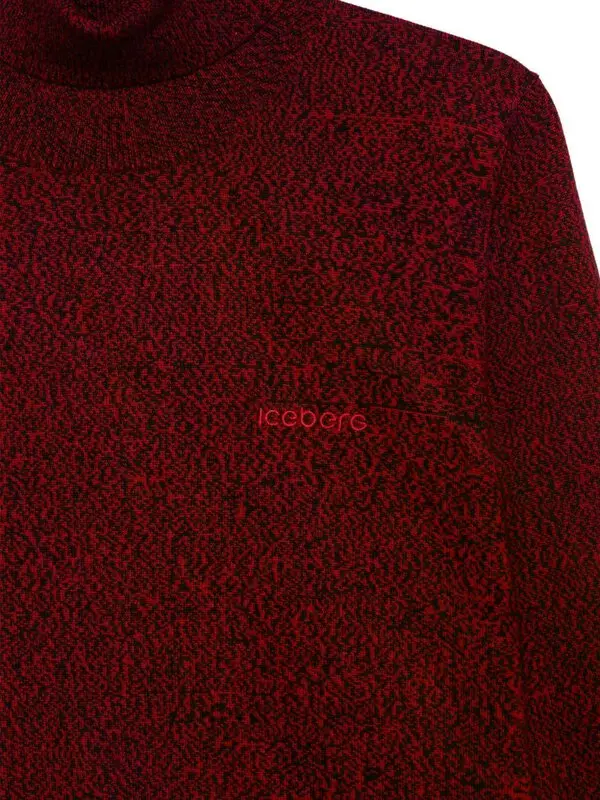 Iceberg Logo-embroidered Roll-neck Sweater