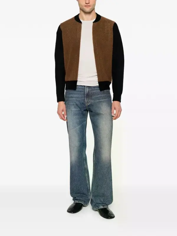 Frenckenberger Colour-block Cardigan