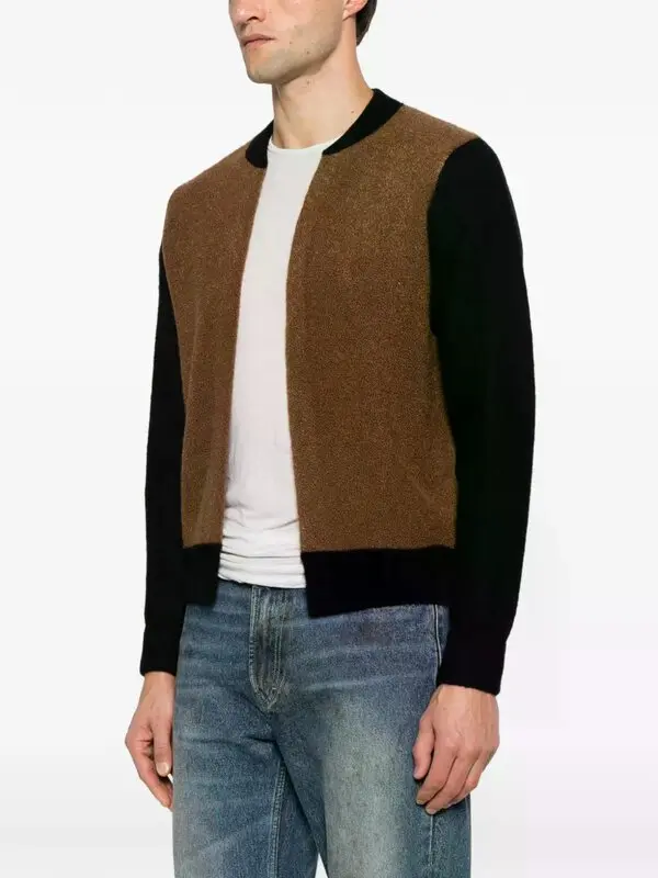 Frenckenberger Colour-block Cardigan