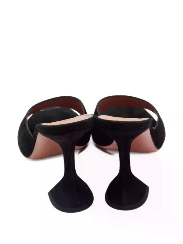 Amina Muaddi Lupita Suede Sandals