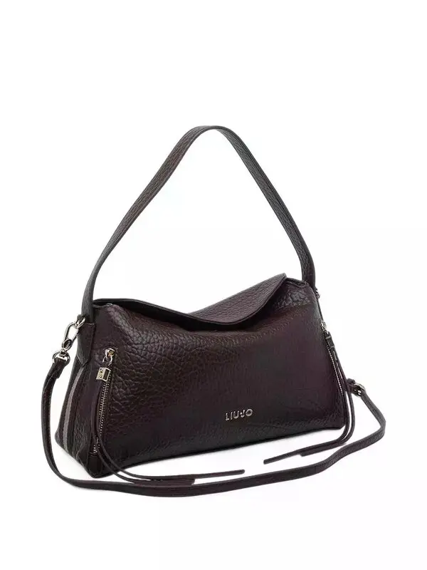Liu Jo Pebbled-effect Logo-plaque Tote Bag