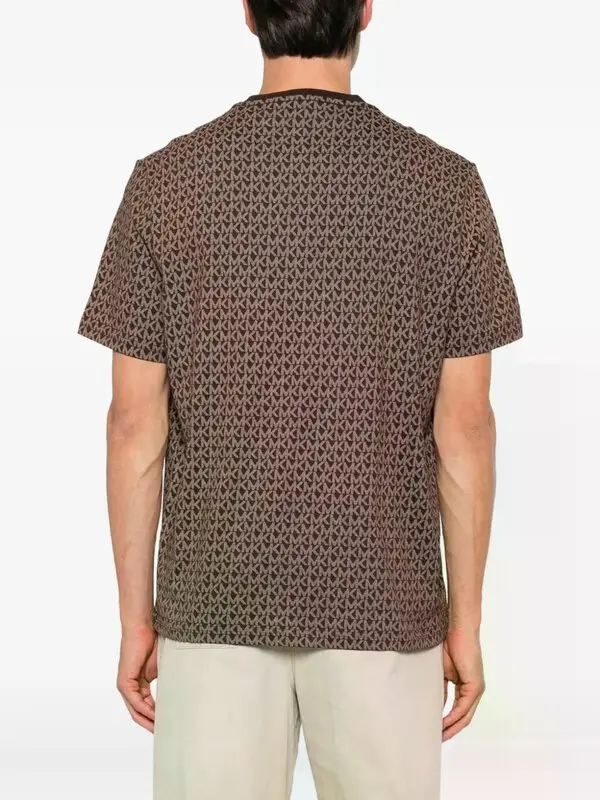 Michael Kors Monogram-print Cotton T-shirt