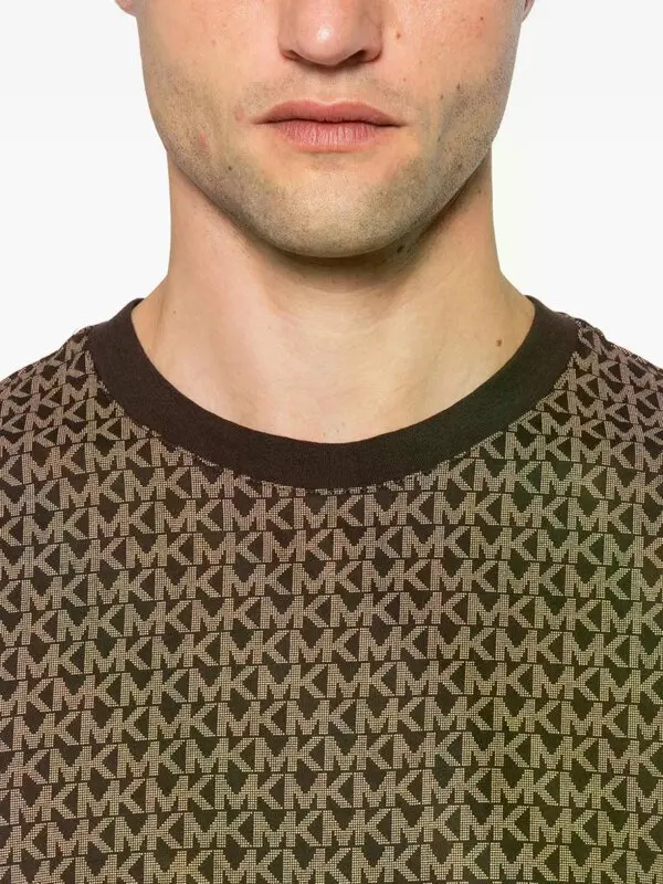 Michael Kors Monogram-print Cotton T-shirt