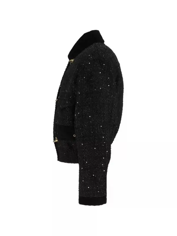 FAY 3 Ganci Bouclé-tweed Bomber Jacket