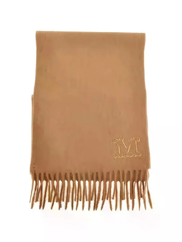 Max Mara Fringe-trimmed Scarf - Brown