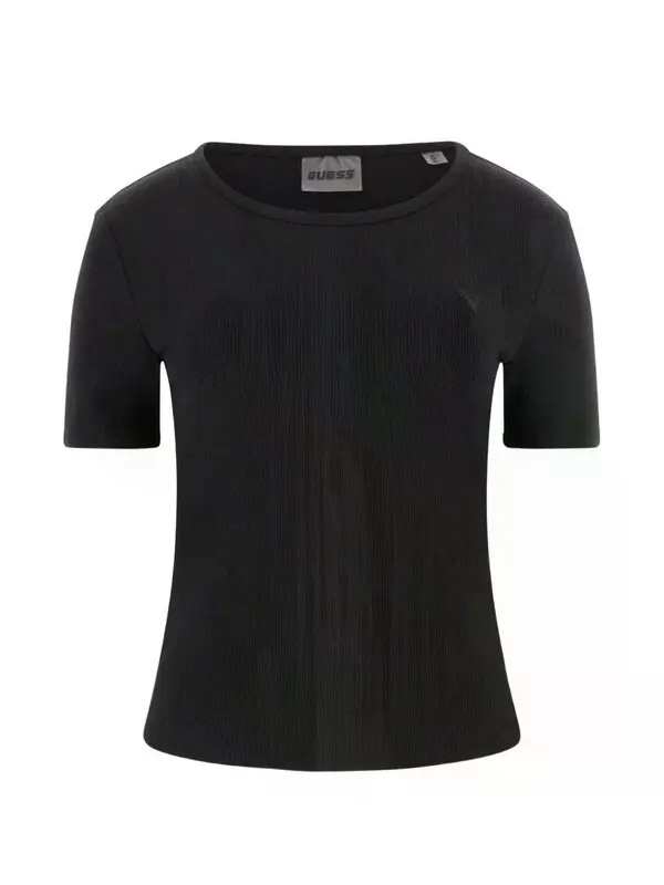 Guess Steffi Ribbed T-shirt - Black