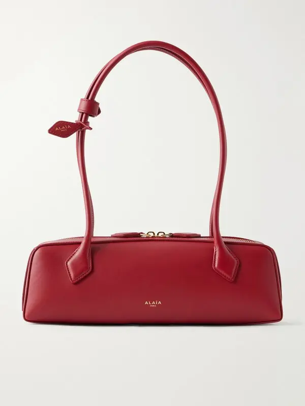 Alaïa Le Teckel Medium Leather Shoulder Bag - Red