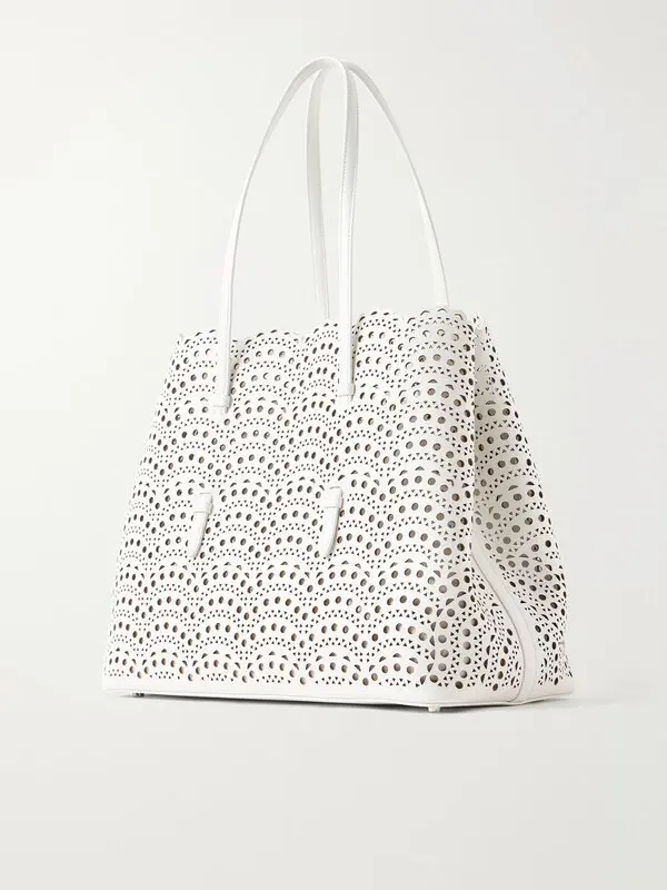 Alaïa Mina Laser-cut Leather Tote