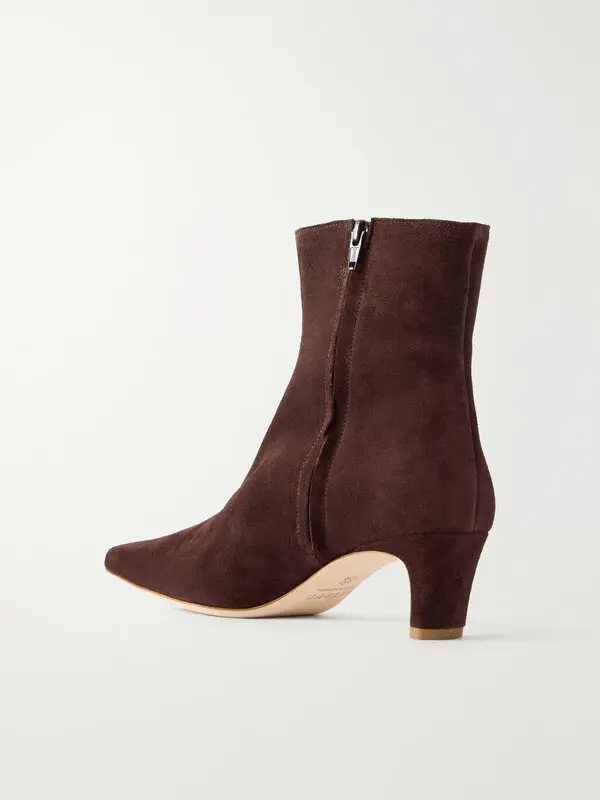 Staud Wally Suede Ankle Boots