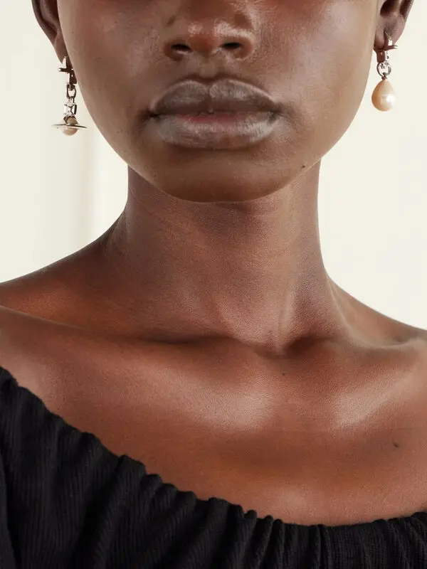 VIVIENNE WESTWOOD Claude Embellished -tone Earrings