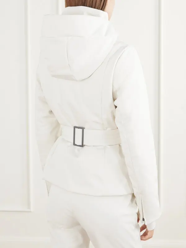 WE NORWEGIANS Tyin Belted Padded Stretch-shell Ski Jacket