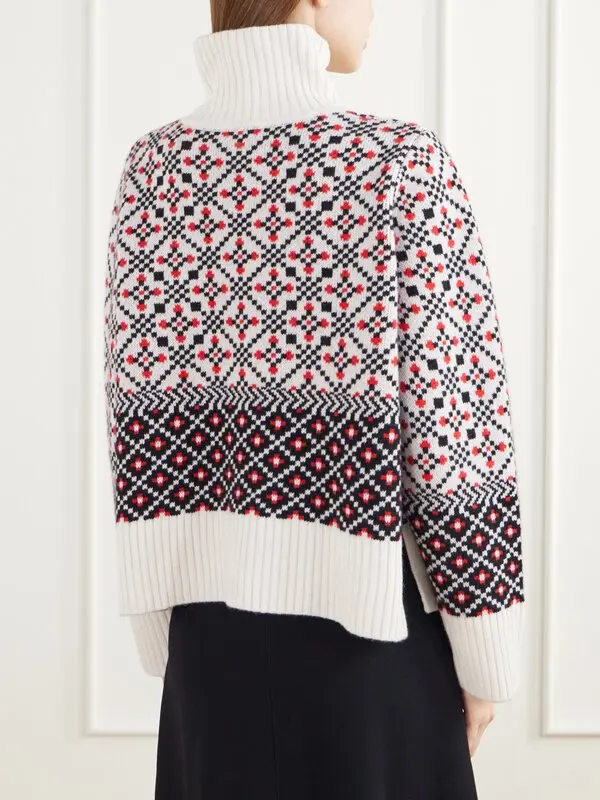 WE NORWEGIANS Telemark Turtleneck Jacquard-knit Merino Wool Sweater