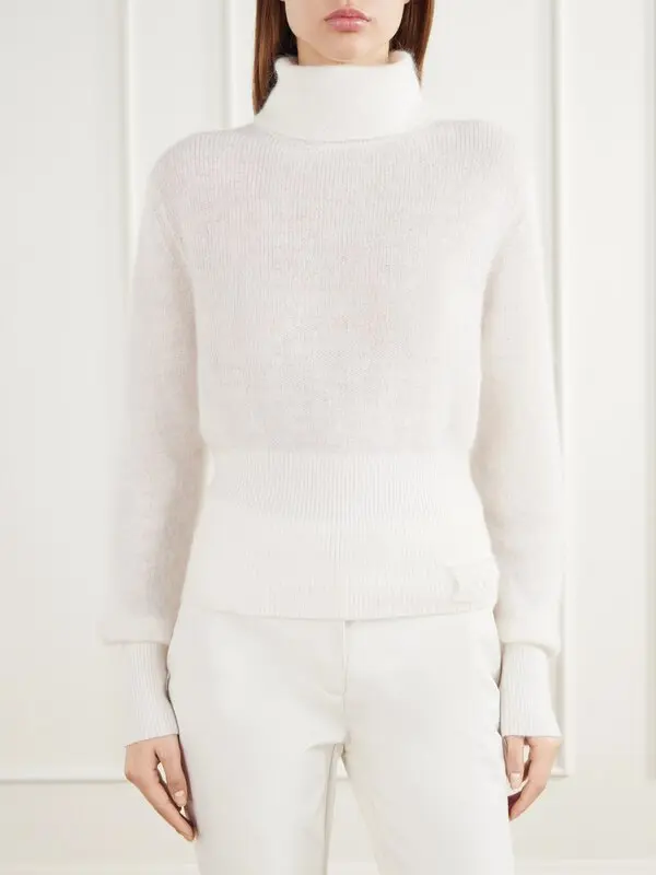 WE NORWEGIANS Pudder Ribbed-knit Turtleneck Sweater