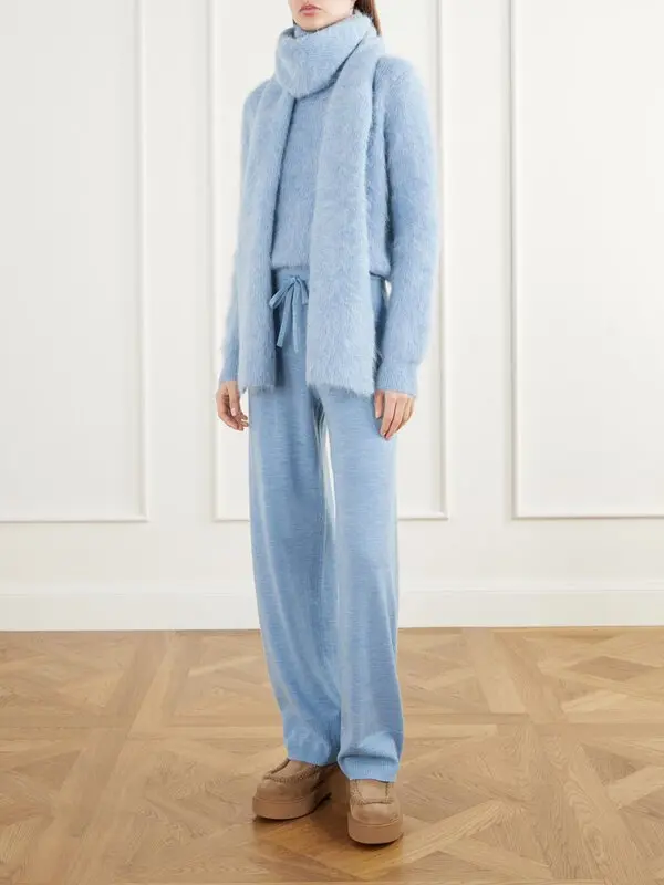 WE NORWEGIANS Myrull Brushed Alpaca-blend Scarf