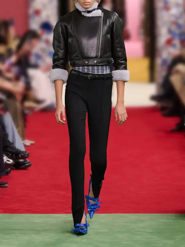 Acne Studios 110 Bow-detailed Crinkled Patent-leather Pumps