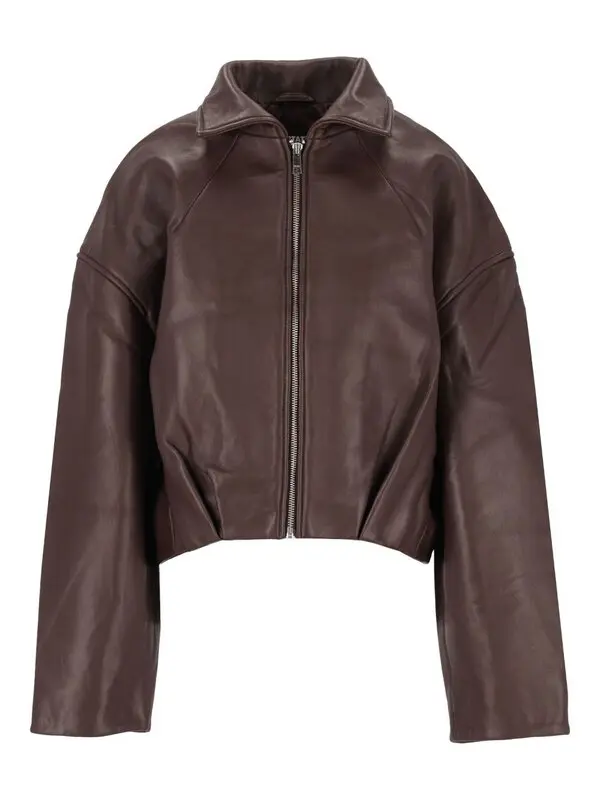 ROTATE BY BIRGER CHRISTENSEN Bonded Jacket - Brown