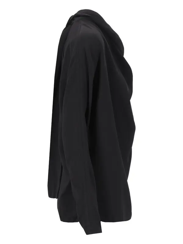 TOTEME Cowl Neck Blouse - Black