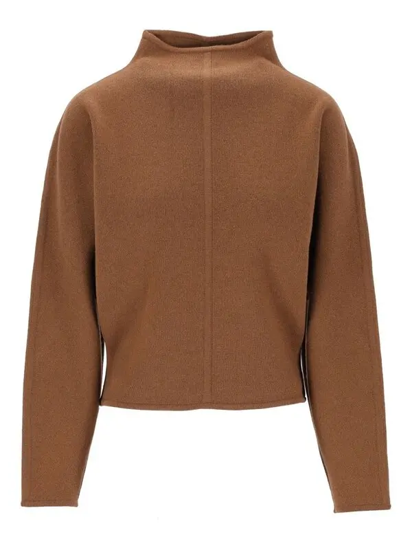 Max Mara Giglio Turtleneck Top - Brown