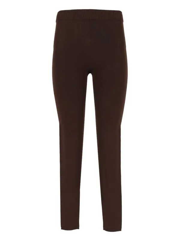 Balenciaga Athletic Knit Leggings - Brown