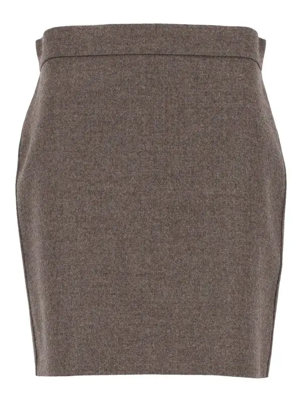 Max Mara Sacinoso Miniskirt - Gray