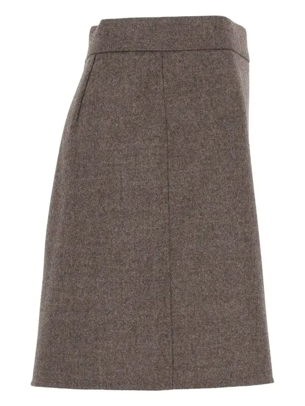 Max Mara Sacinoso Miniskirt - Gray