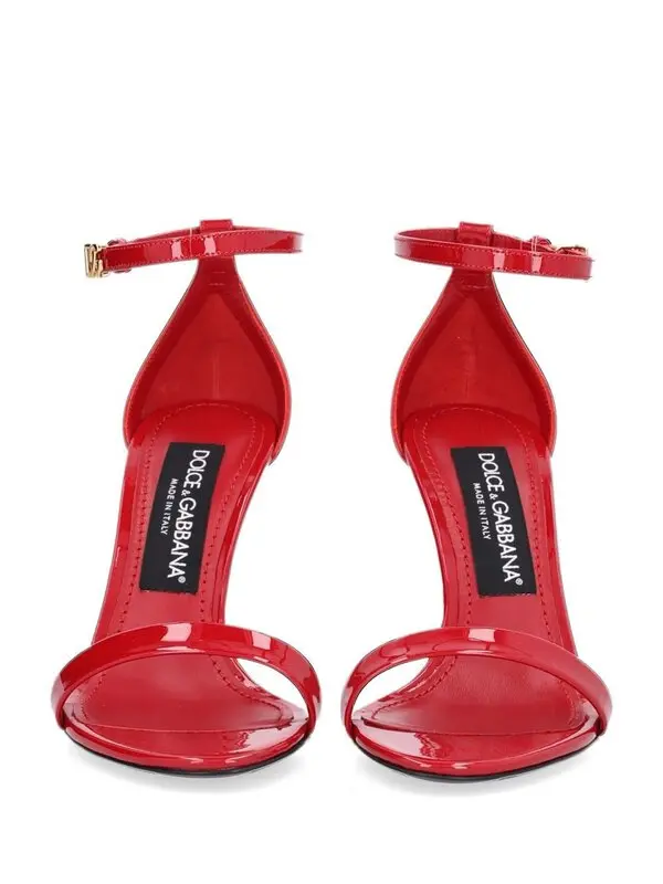 Dolce & Gabbana Patent Leather Sandal - Red