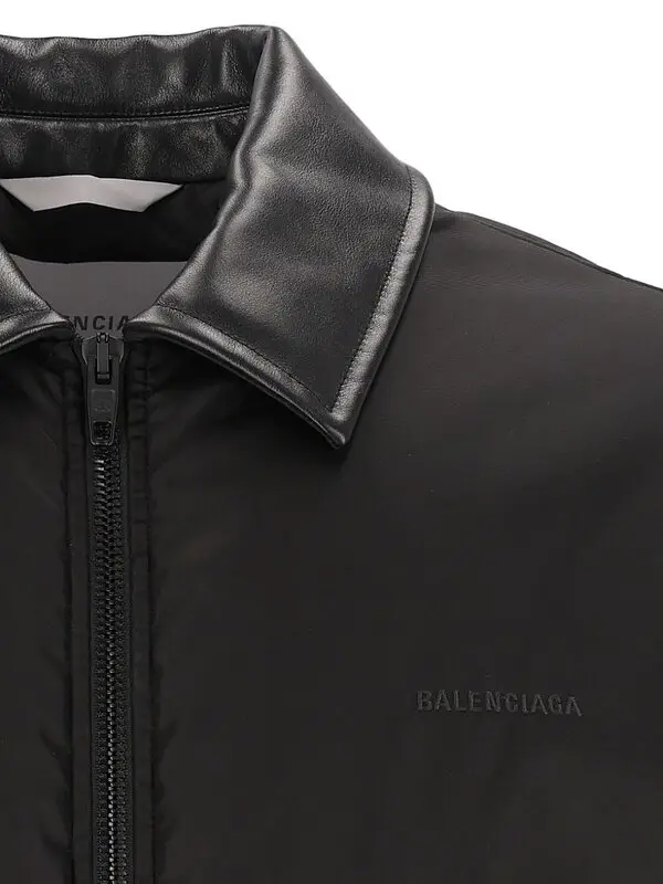Balenciaga Twill Cocoon Bomber Jacket