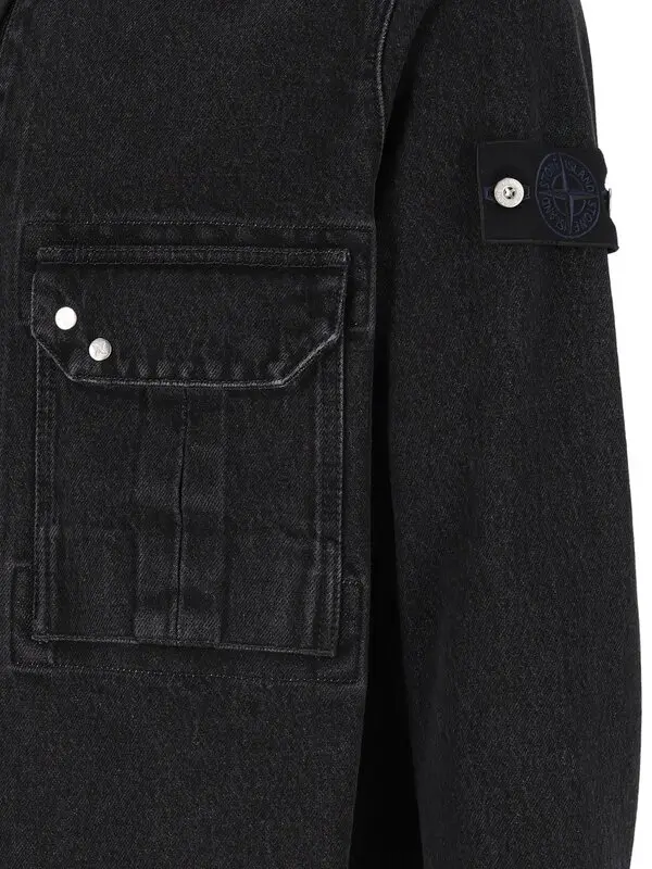 Stone Island Overshirt Jacket - Black