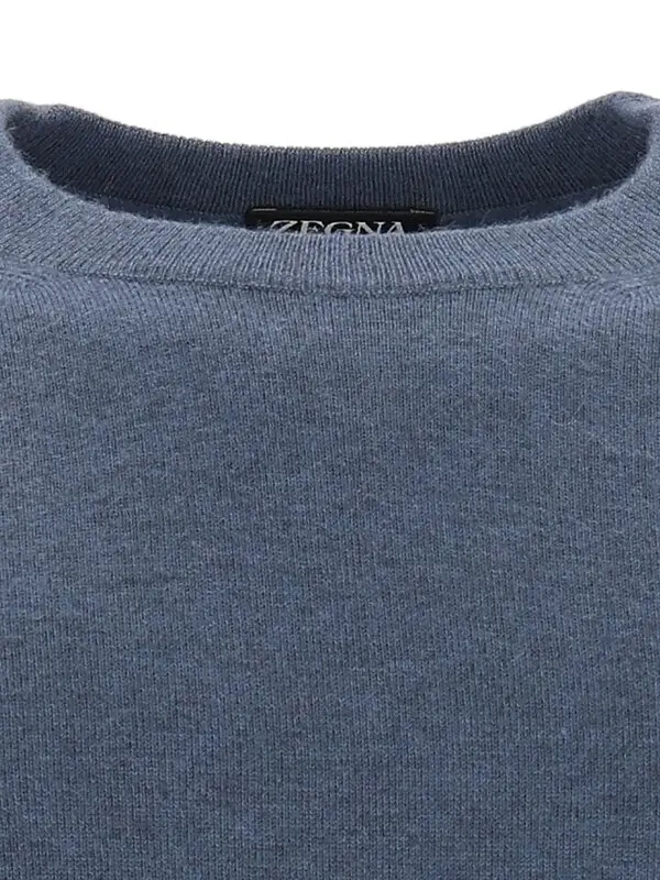 Zegna Crewneck Sweater - Blue