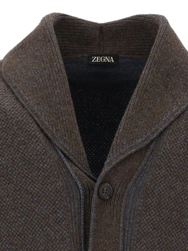 Zegna Cashmere-blend Shawl-collar Cardigan