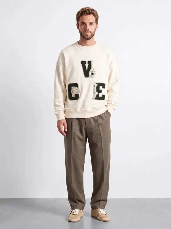 GOLDEN GOOSE Swetshirt With Patches