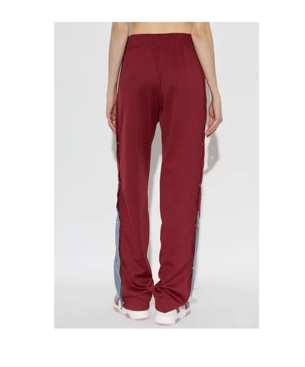 Off-White Logo Printed Straight Leg Pants