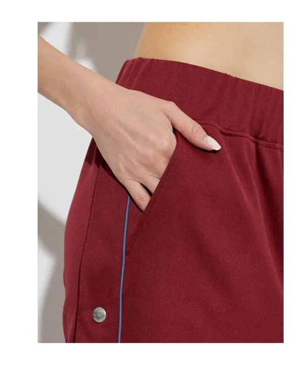 Off-White Logo Printed Straight Leg Pants