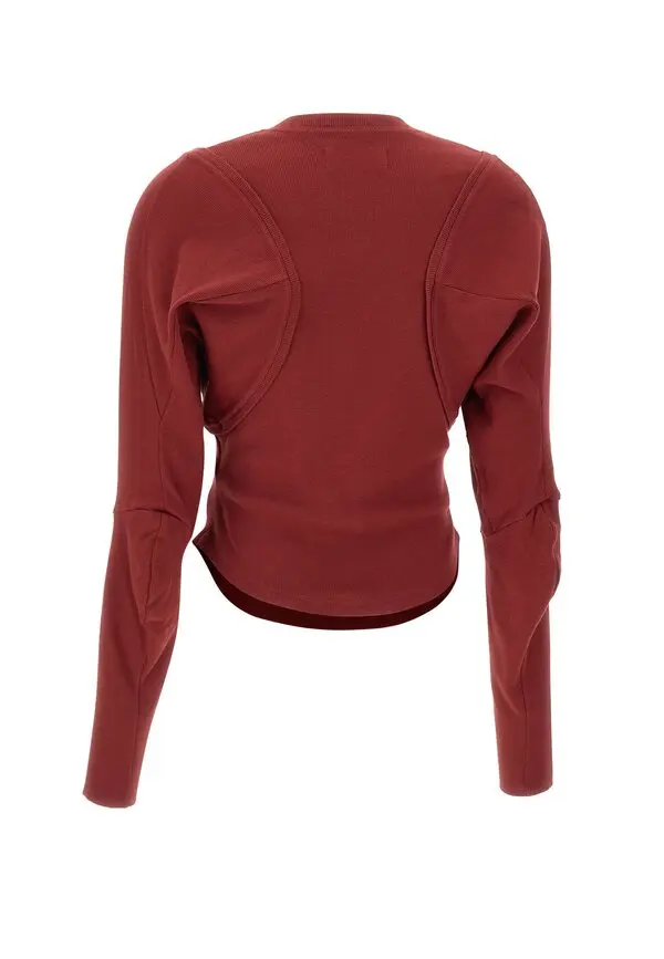 VIVIENNE WESTWOOD Orb Embroidered Fitted Top