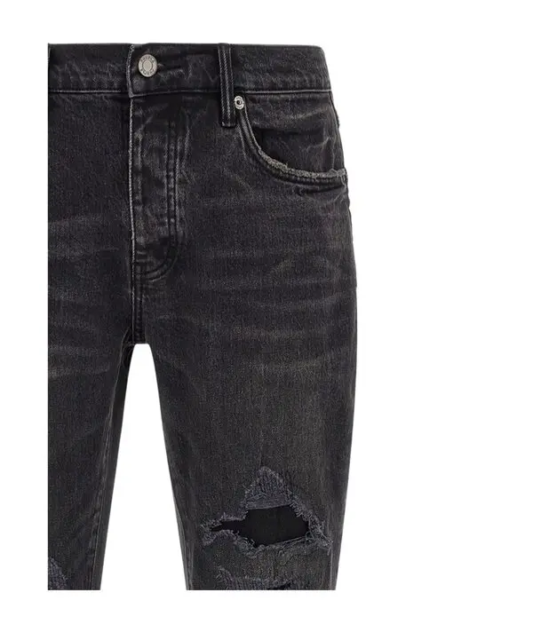 PURPLE BRAND P004 Distressed Flared Jeans