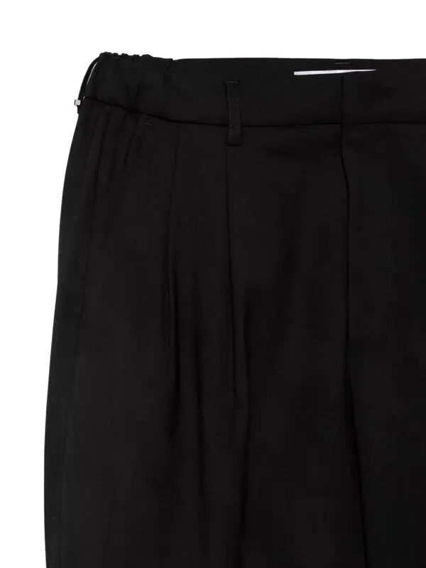 BE ABLE Pleated Elasticated-waist Trousers