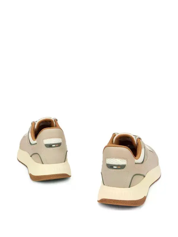 BOSS Perforated Panelled Sneakers