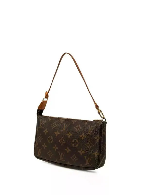LOUIS VUITTON 2001 Monogram Pochette Accessoires Shoulder Bag